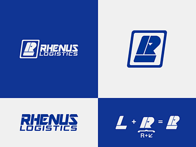 Rhenus Logistics - 提案首字母标志标志负空间标志运输标志设计品牌品牌发展品牌设计师标志设计概念身份设计师身份设计身份品牌字标 ...