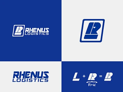 Rhenus Logistics - 提案首字母标志标志负空间标志运输标志设计品牌品牌发展品牌设计师标志设计概念身份设计师身份设计身份品牌字标 ...