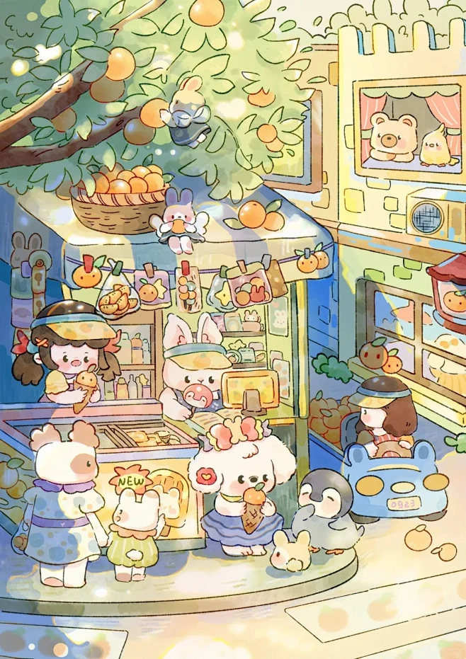 原创｜橘子味的小卖部_1_Yhui也是小企鹅_来自小红书网页版-花瓣网