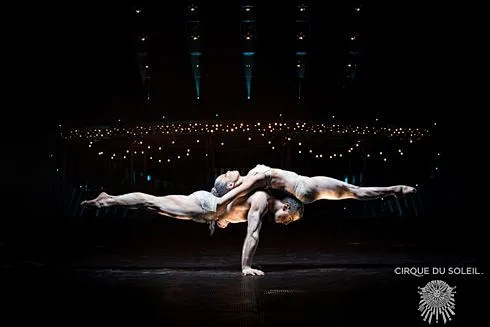 Yves Décoste and Valentyna Sidenko. The two balance on one another ...