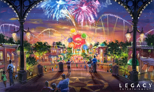 Six Flags Dubai-花瓣网