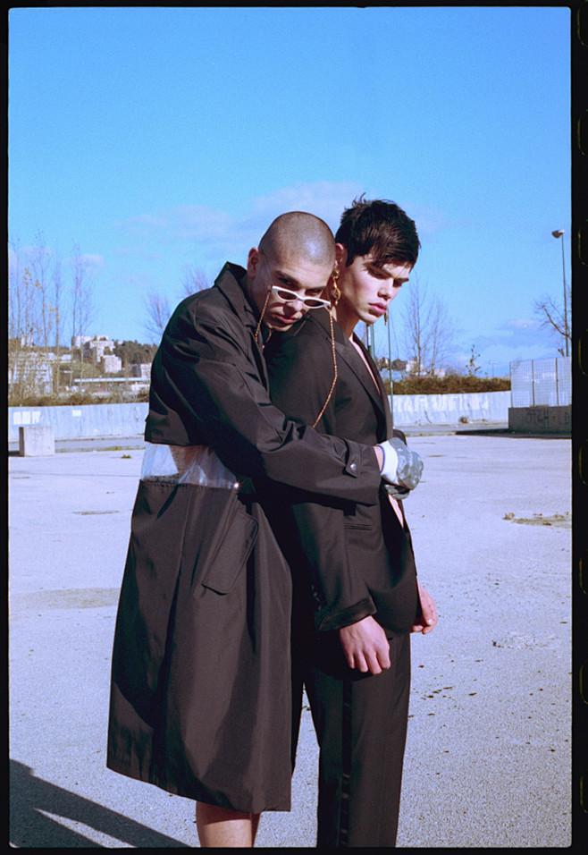 Matteo Pagani at D’Men and Samuele Urbani at I Love Models Management ...