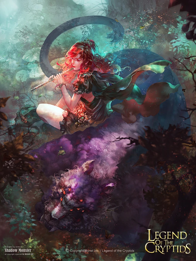 Shadow Monster-Basic- About the basic story: The woman blows a magic ...