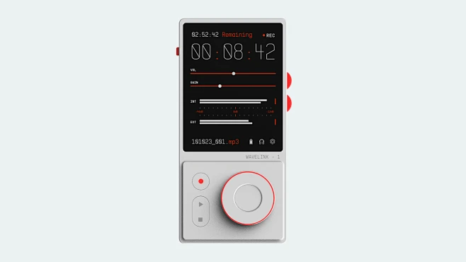 audio recorder portable handheld industrial design product design ...