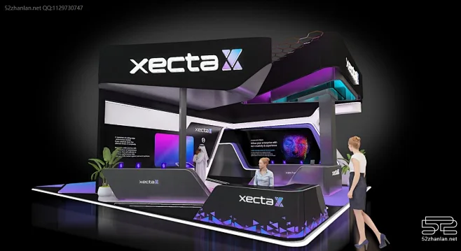 【Xecta】展台设计分享 – 52展览设计-花瓣网