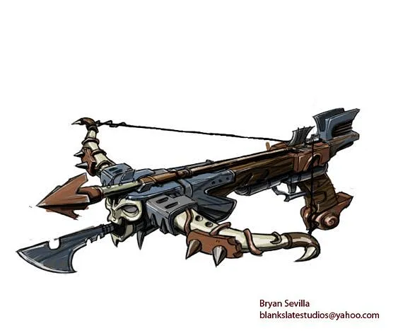Crossbow Concept Art by Bogata.deviantart.com on @DeviantArt-花瓣网