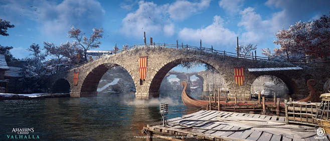 _Assassin_s_Creed_Valhalla_-_Architecture_-_Roman_Bridge_Gates_by ...