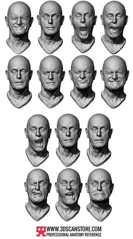 Expression Reference on Behance-花瓣网