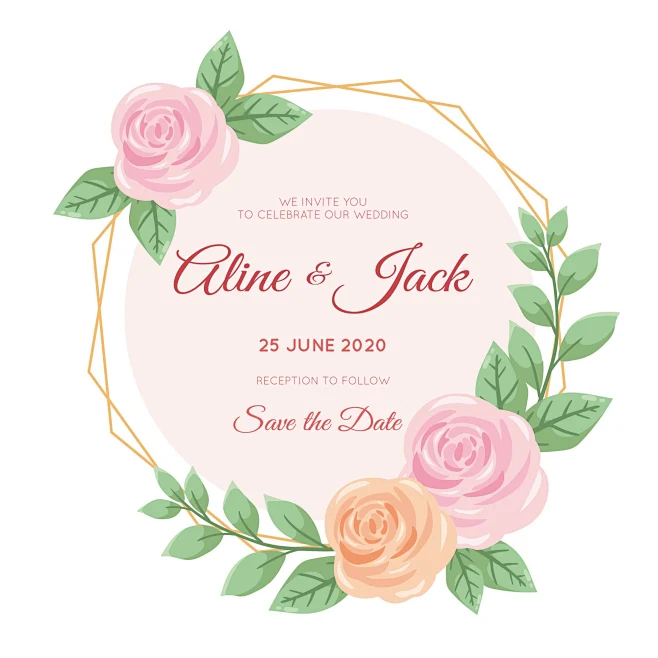 Wedding floral frame图片_素材图片素材-花瓣网