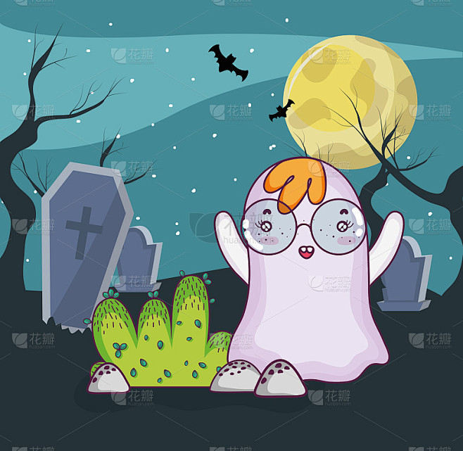Halloween ghost cartoons