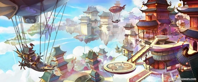 鹿鼎记游戏场景原画欣赏_多玩图库-花瓣网