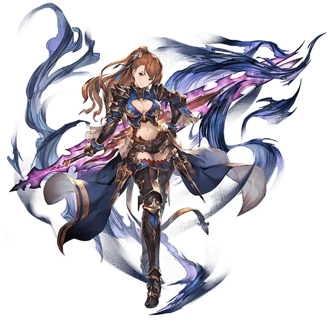 Blue Pride Beatrix Art from Granblue Fantasy-花瓣网