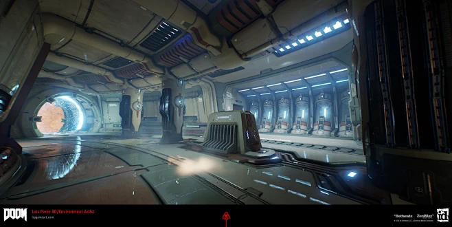 DOOM: Hell Followed DLC 2, Luis Perez : Environment Concepts, lighting ...