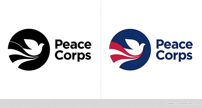 美国志愿服务组织 和平队（Peace Corps）更换新LOGO图片_logo图片素材-花瓣网