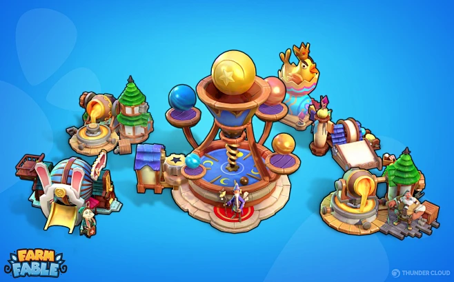 Farm Fable - Character Set 1, Thunder Cloud Studio : A set of ...