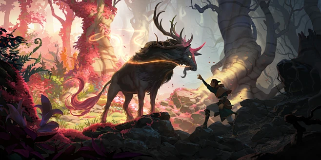 {游戏系列}美国RUNETERRA符文传说（UI,角色，场景）-花瓣网