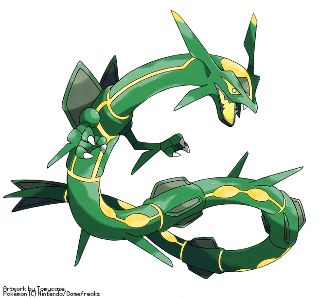 Primal Rayquaza by Tomycase-花瓣网