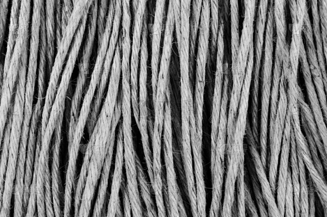 绳子,纹理效果,艺术,水平画幅,纺织品,无人,2015年,条纹,黑白图片,美术工艺