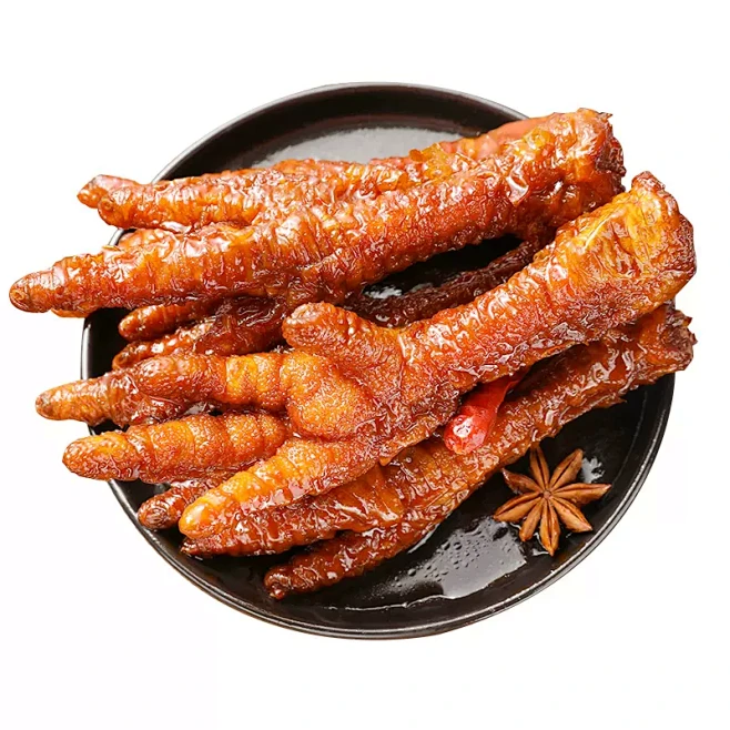 【虎皮凤爪200g】麻辣卤味鸡爪香辣散装熟食独立小包装零食五香-淘宝网