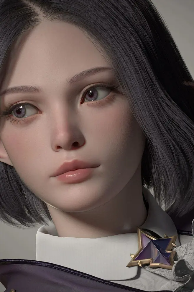 惊呼：太好看了吧！各路神仙创作的女性角色作品大赏！-CG角色-微元素 - Element3ds.com!-花瓣网