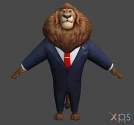 Zootopia Mayor Lionheart for XNALara by UchihaDEMS-花瓣网