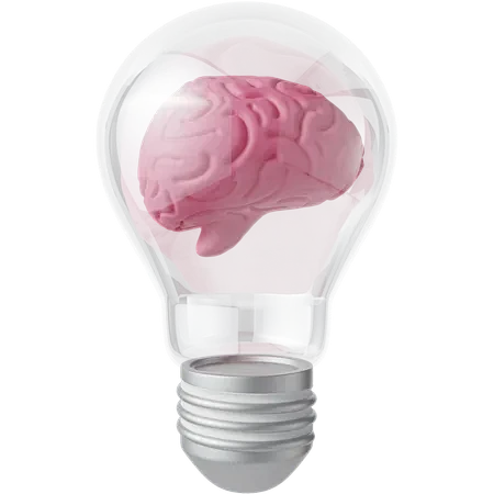 Creative brain 3D Icon图片_大脑图片素材-花瓣网