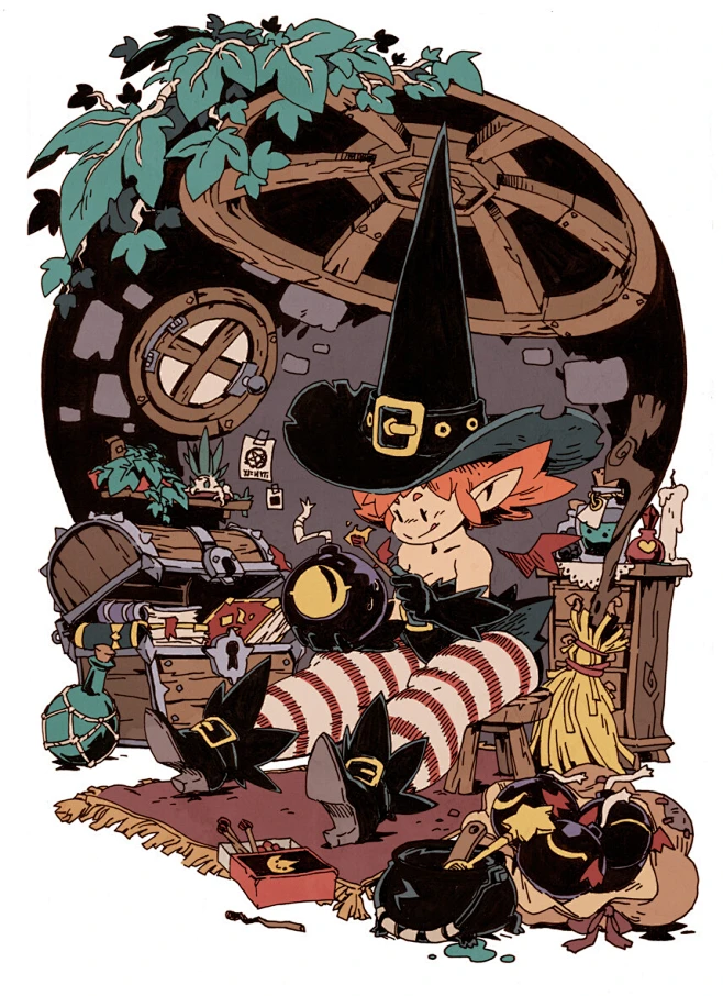 Bomb Witch-花瓣网