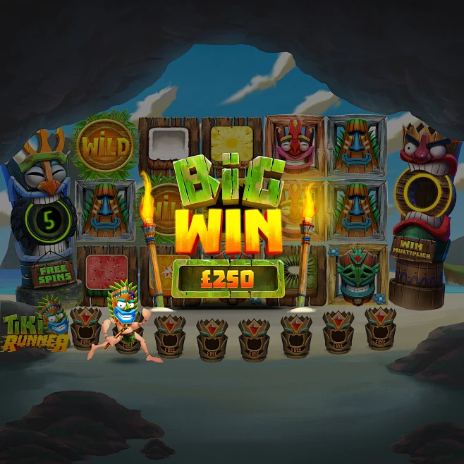 Tiki Runner slot game - Bulletproof Games , Bartek Roczniak : This time ...