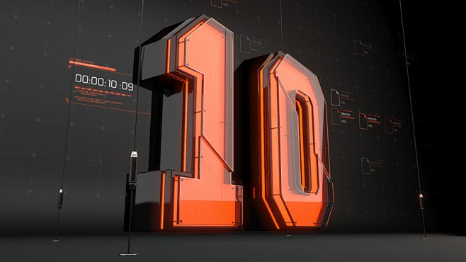 3d Countdown-花瓣网