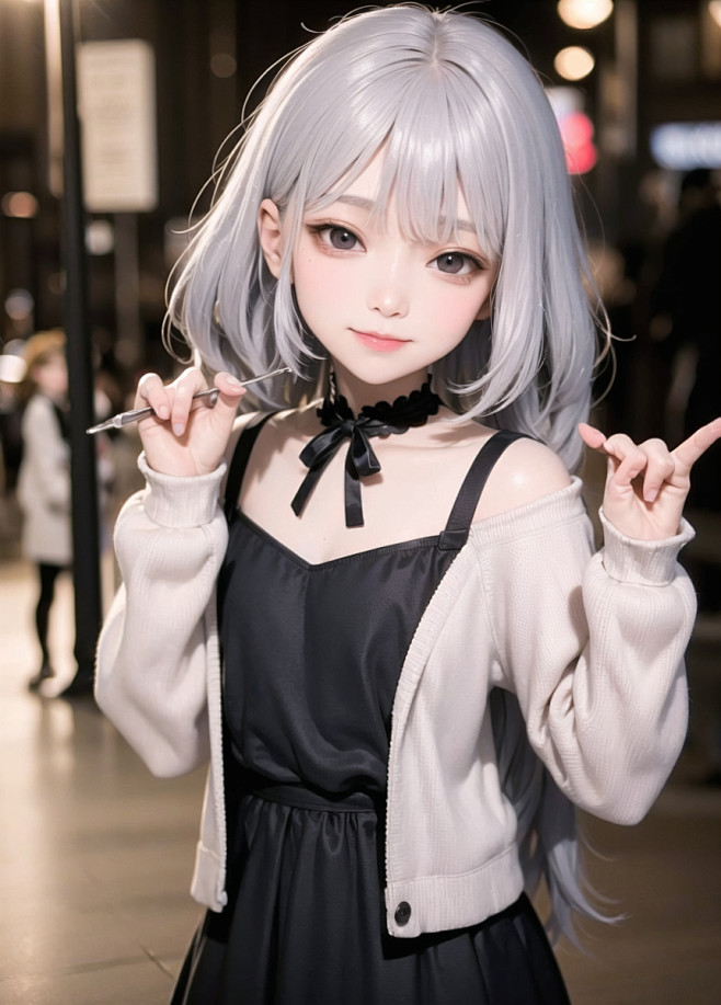 #3DCG 3d ai 美女 - Heron Lunar的插画