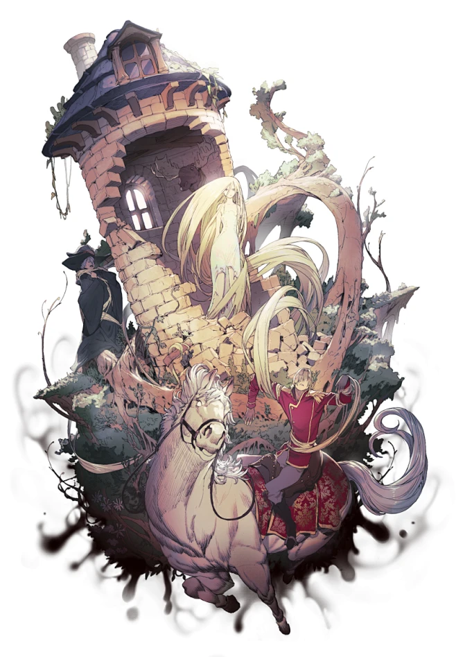 #ファンタジー Rapunzel - Ryota-H的插画-花瓣网