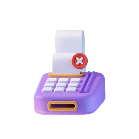 Payment Failure 3D Icon