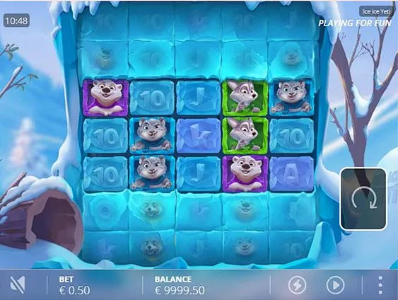 The symbols of Ice Ice Yeti slot game is completely related to the ...