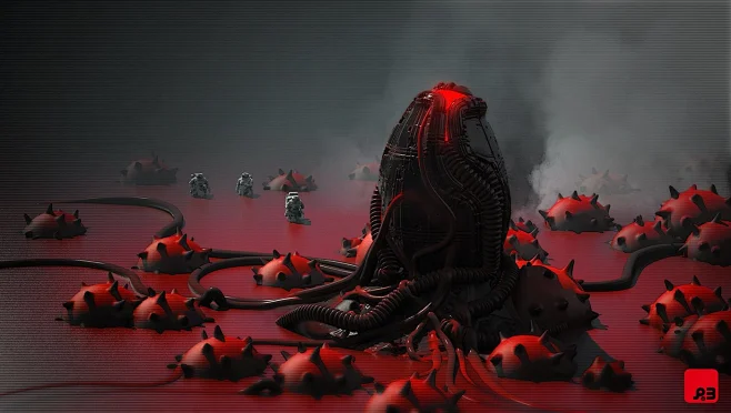 RED PLANET图片_Cinema 4D图片素材-花瓣网