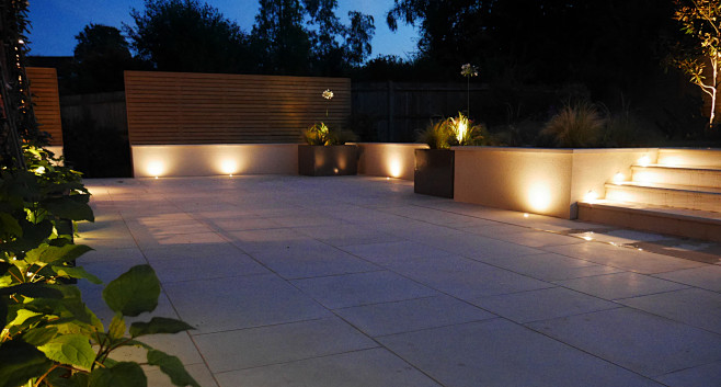 slate-grey-garden-design-lighting-patio-evening-uplighters