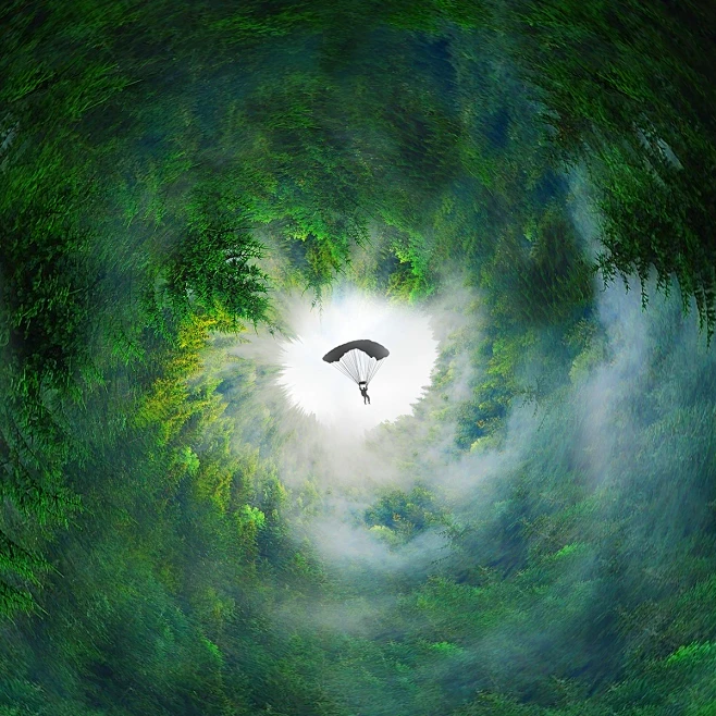 (Round Things)Parachute jump : Round Things,Manipulation-花瓣网