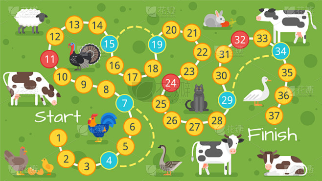 模板,农场,小山羊,棋盘游戏,绵羊,山羊,动物,蜘蛛网,景象,婴儿