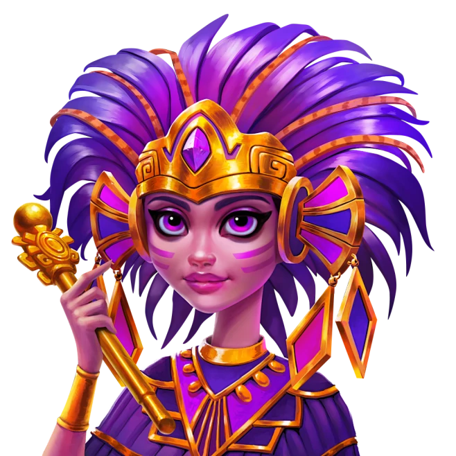 Temples of the Jaguar : Art for mobile game. ©Neverland Casino / WGames ...