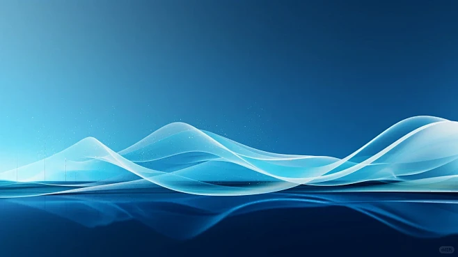 AIGC｜mj练习｜026蓝色系未来科技感kv背景 - 小红书-花瓣网