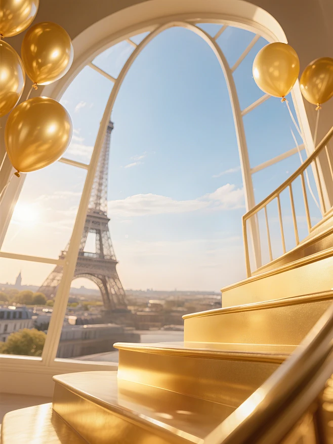 Paris Background-花瓣网