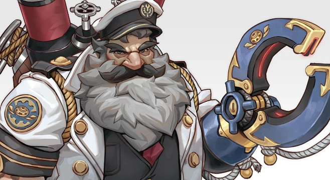 CAPTAIN - TORBJORN / OVERWATCH 2-花瓣网