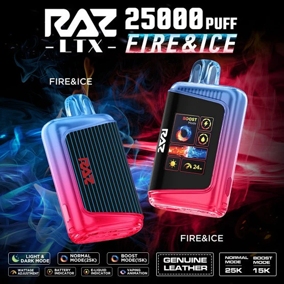 Raz DC25000 |Raz LTX 25K Raz 电子烟口味 25000 泡一次性 25k - raz vape-花瓣网