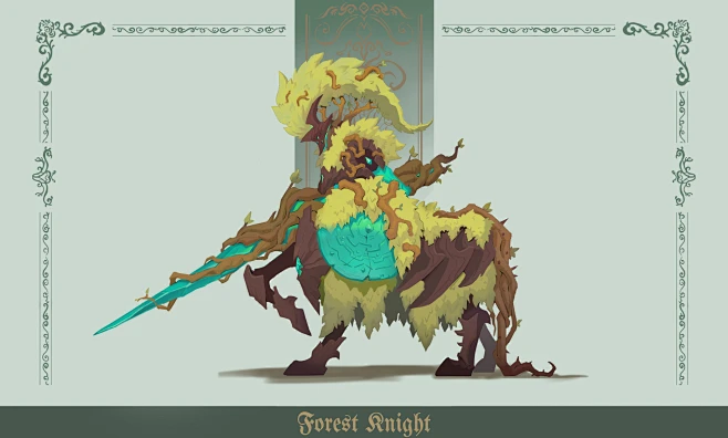 Forest Knight-花瓣网