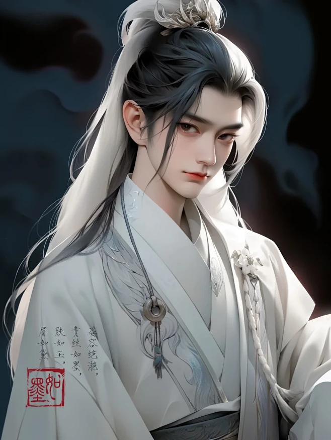 AI | 帅哥馆 古装帅哥第一弹-花瓣网
