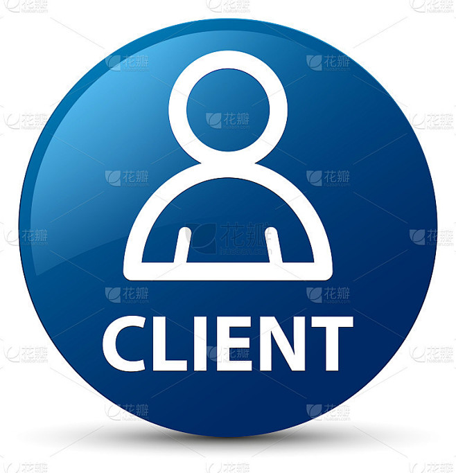 客户端(成员图标)蓝色圆形按钮