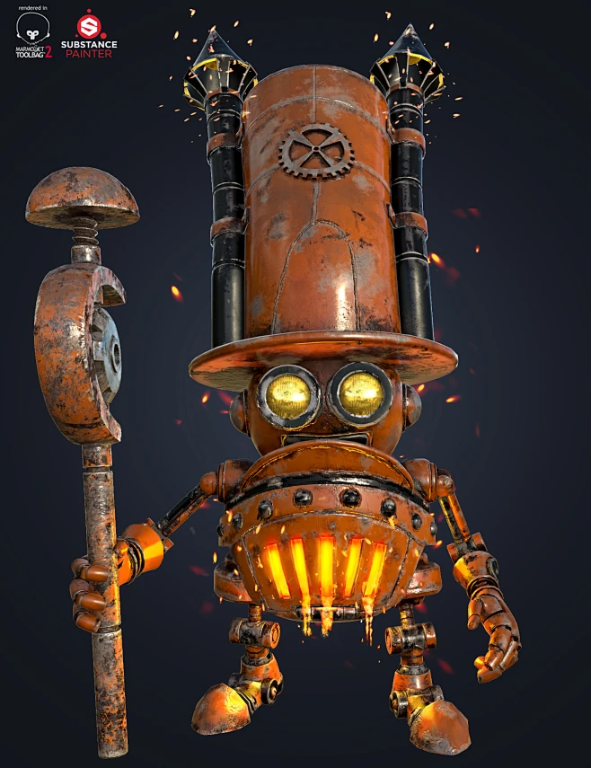 Krachi , Svyatoslav Bobruk : My first work in Substance painter. In ...