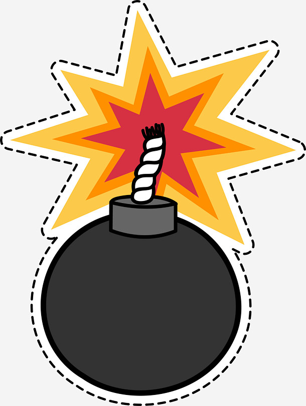 卡通地雷贴纸_新图网 https://www.ixintu.com