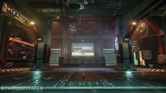 Star Citizen Lorville Transit Platforms, Luan Vetoreti : Under the grim ...