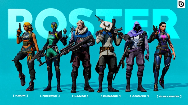 esport posters Gameday Poster Poster Design Valorant 3D Valorant Header ...