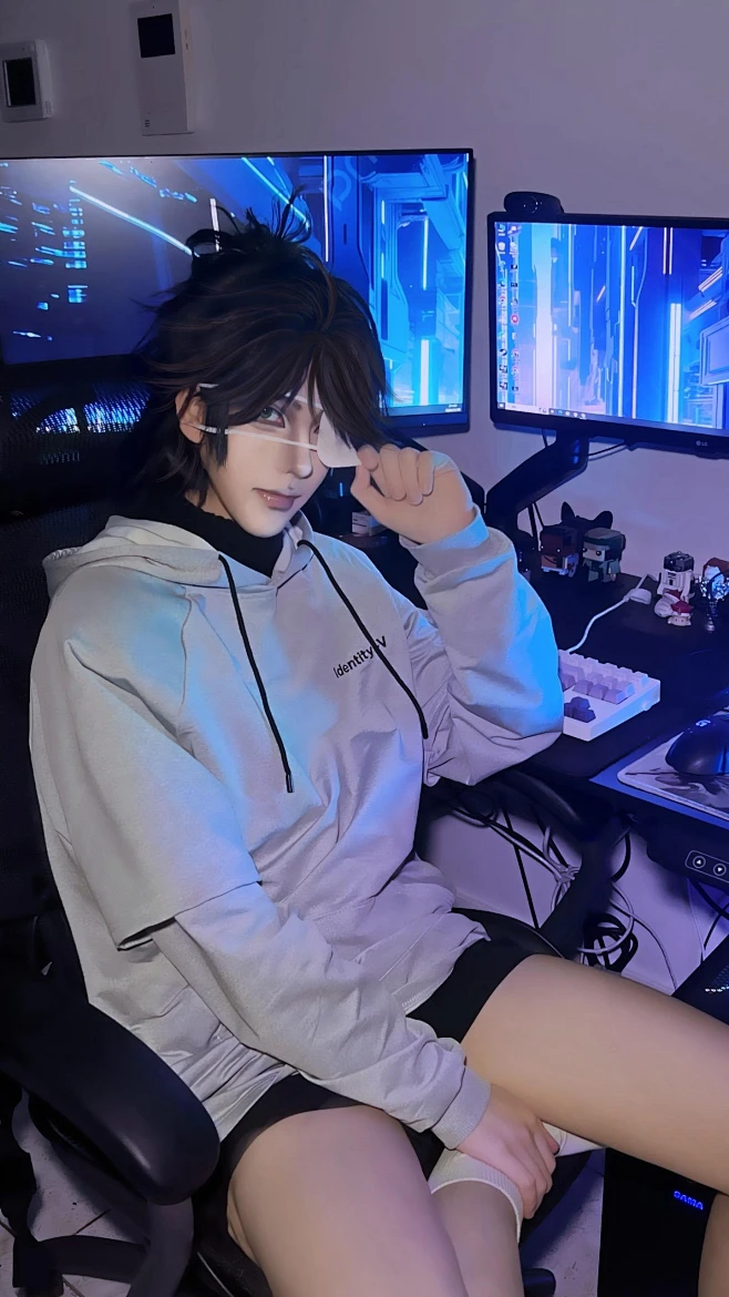 电竞小子。#卢卡 #第五人格 #囚徒 #cos #囚徒电竞皮肤@_乔麦（回国忙碌版），采集@屿堍-花瓣网